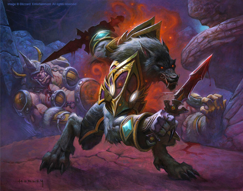 Halloween Special - Shadow-Worgen Rogue (Classic) - Hearthstone pakli